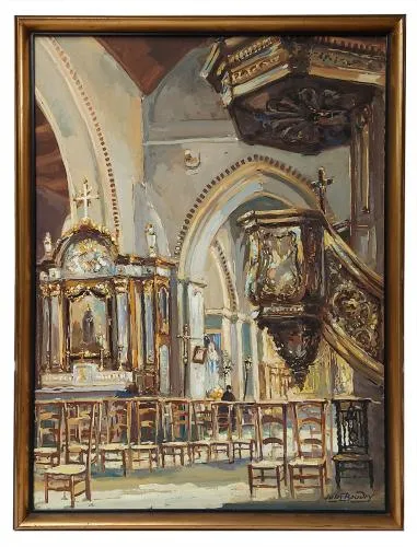 Schilderijen en tekeningen kopen van Belgische kunstenaar Jules Boudry