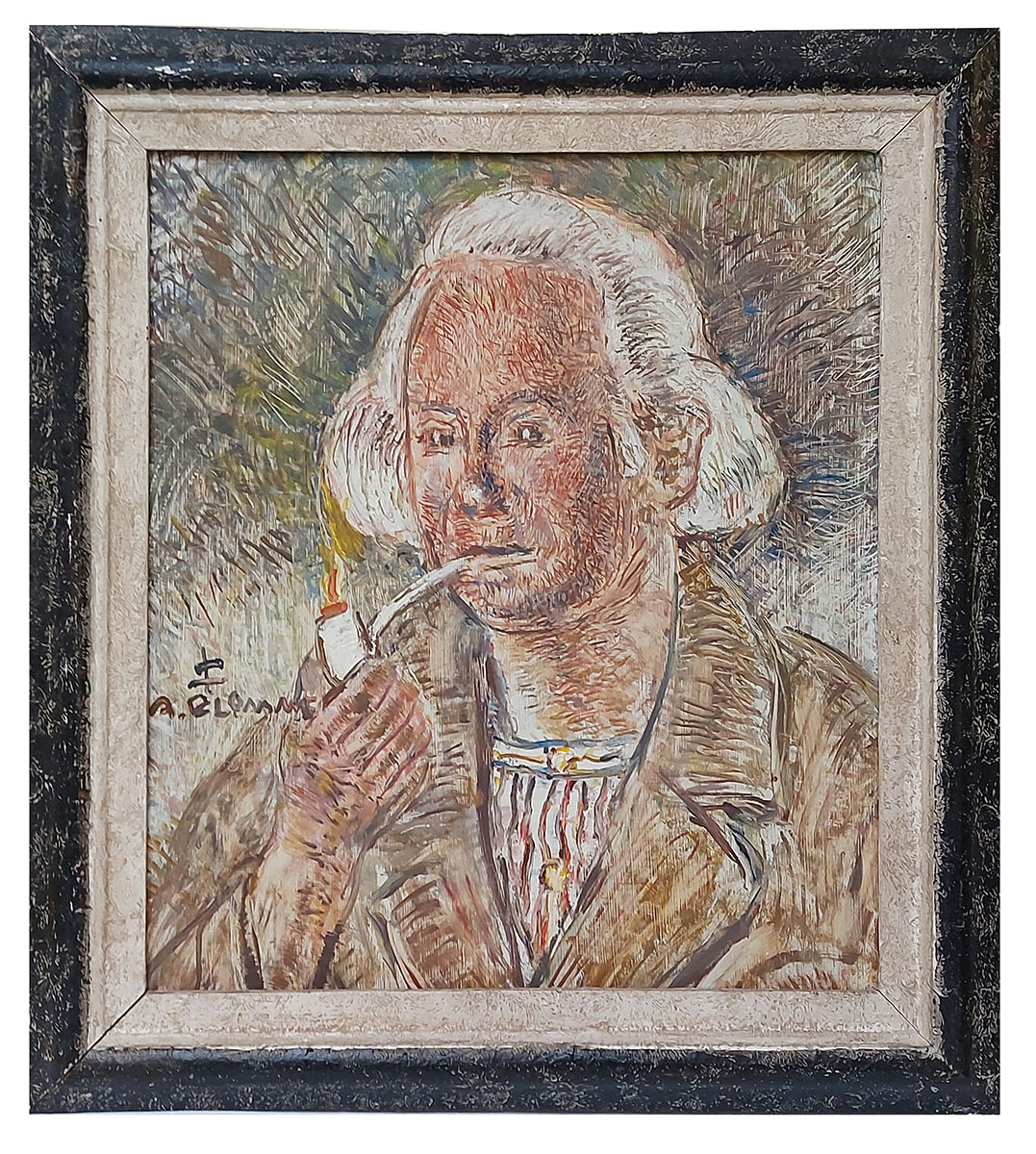 Buy painting, portrait of the Belgian painter A. Blomme