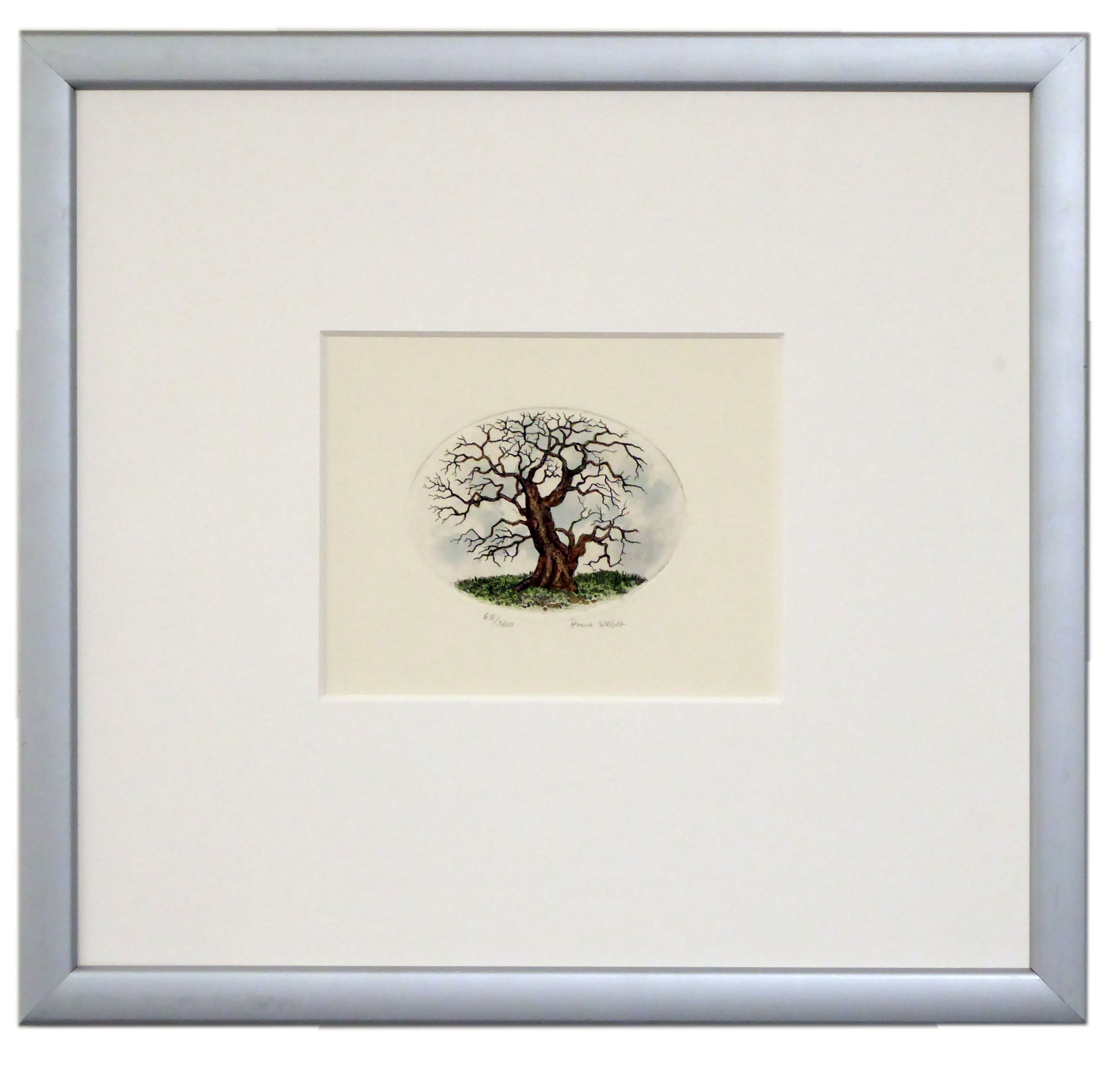 German artist etcer Anna Weber de spookboom