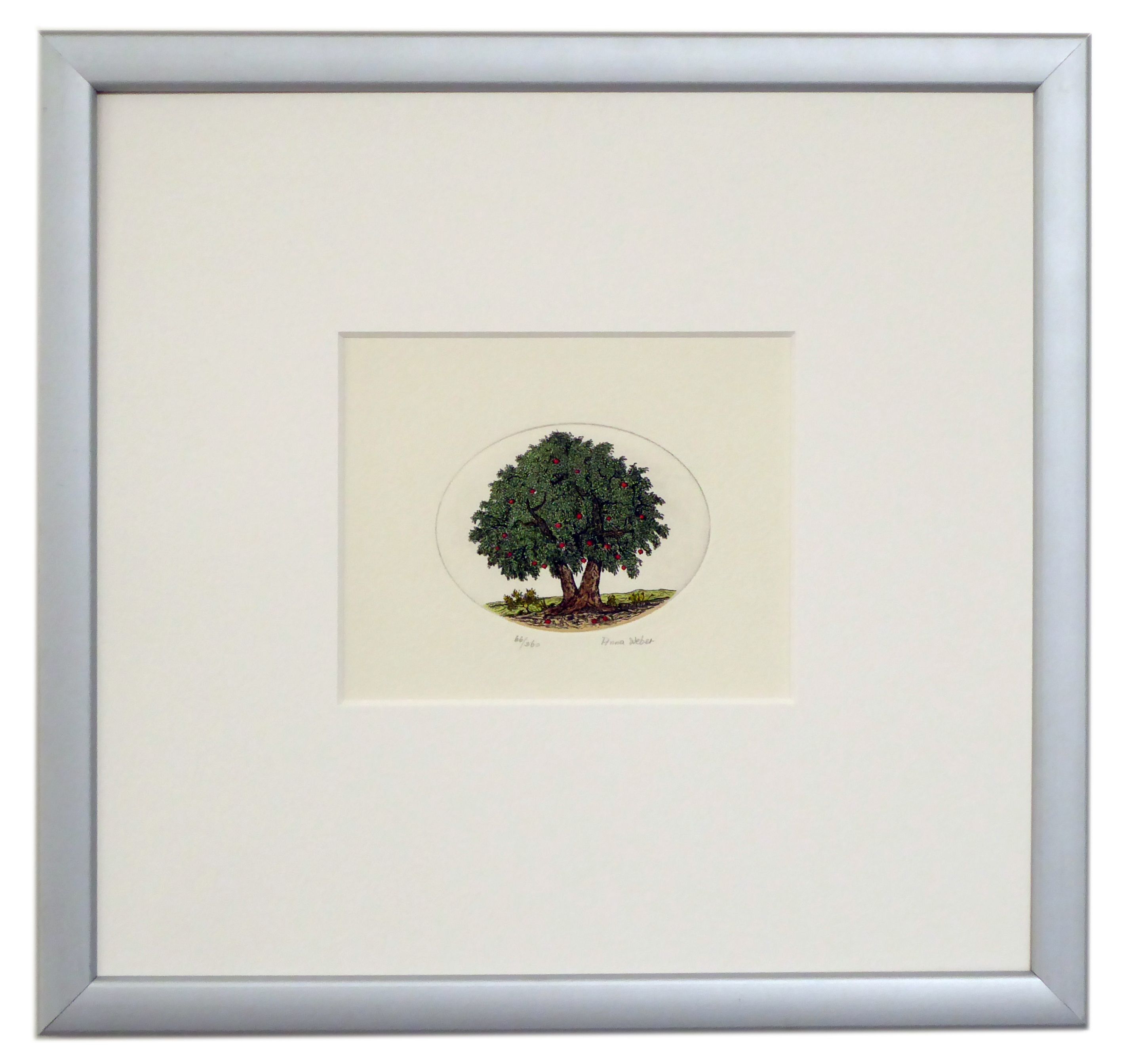 German artist etcer Anna Weber de spookboom