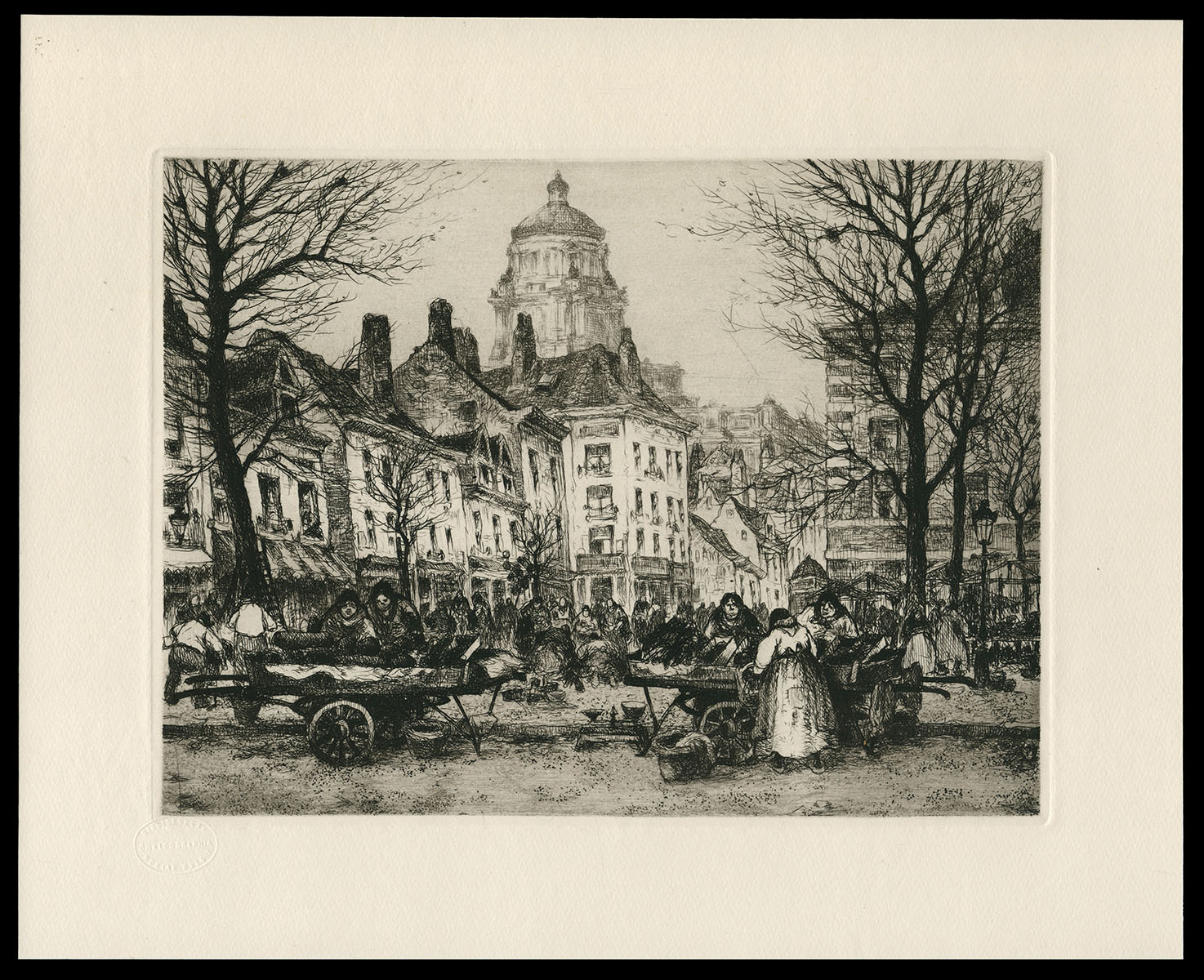 Buy an etching by the Brussels artist, etcher Jef Codron