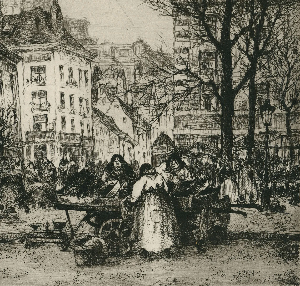Buy an etching by the Brussels artist, etcher Jef Codron