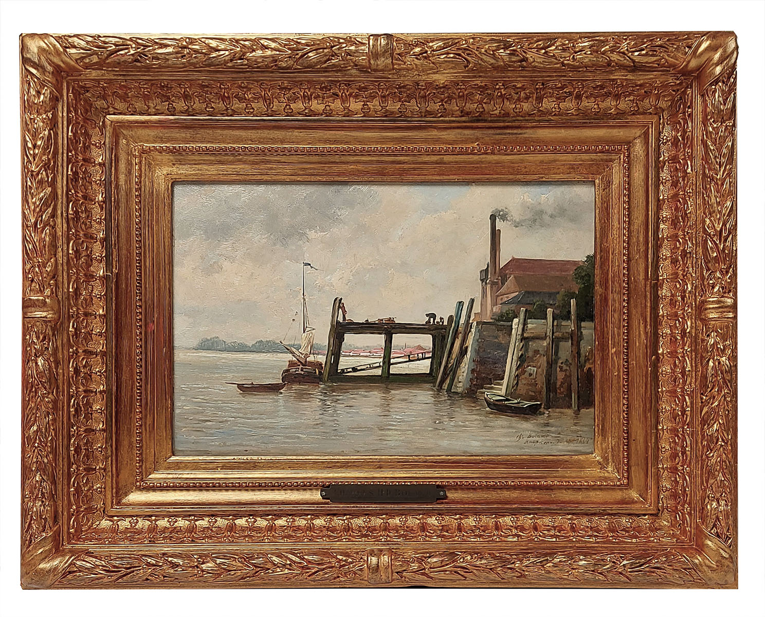 19th century painting by the Belgian painter Charles Boland