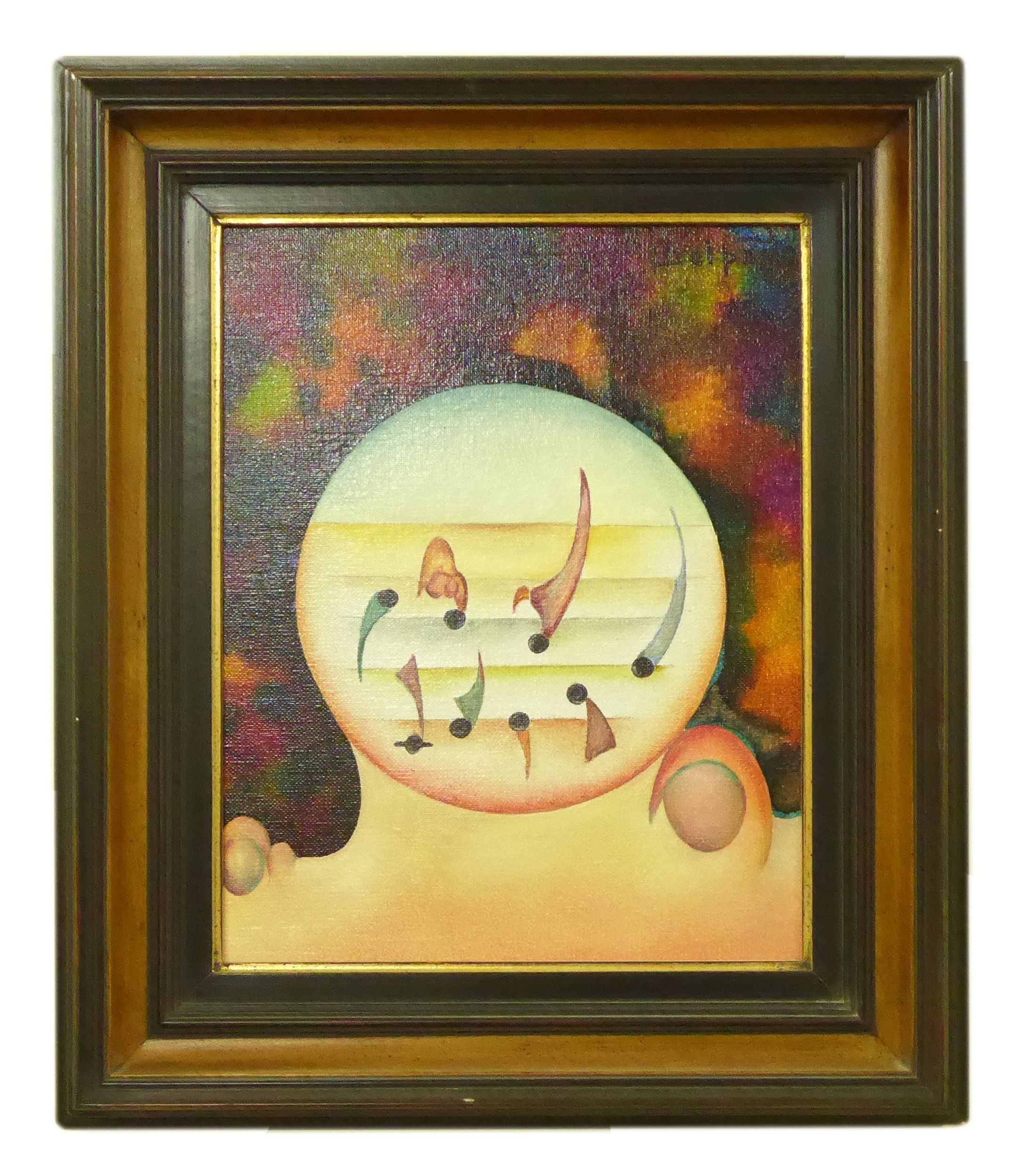 Schilderij van Charles Delporte met als titel La Gamme