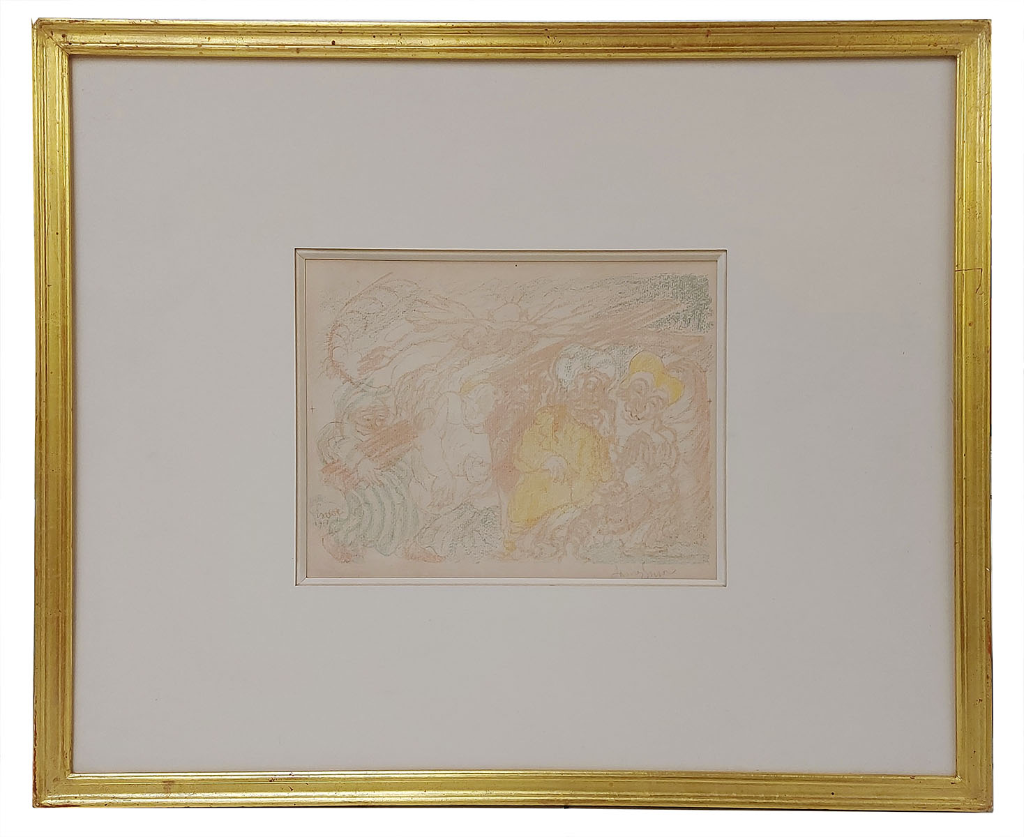 Litho van James Ensor kopen uit 1921, Scènes de la vie du Christ