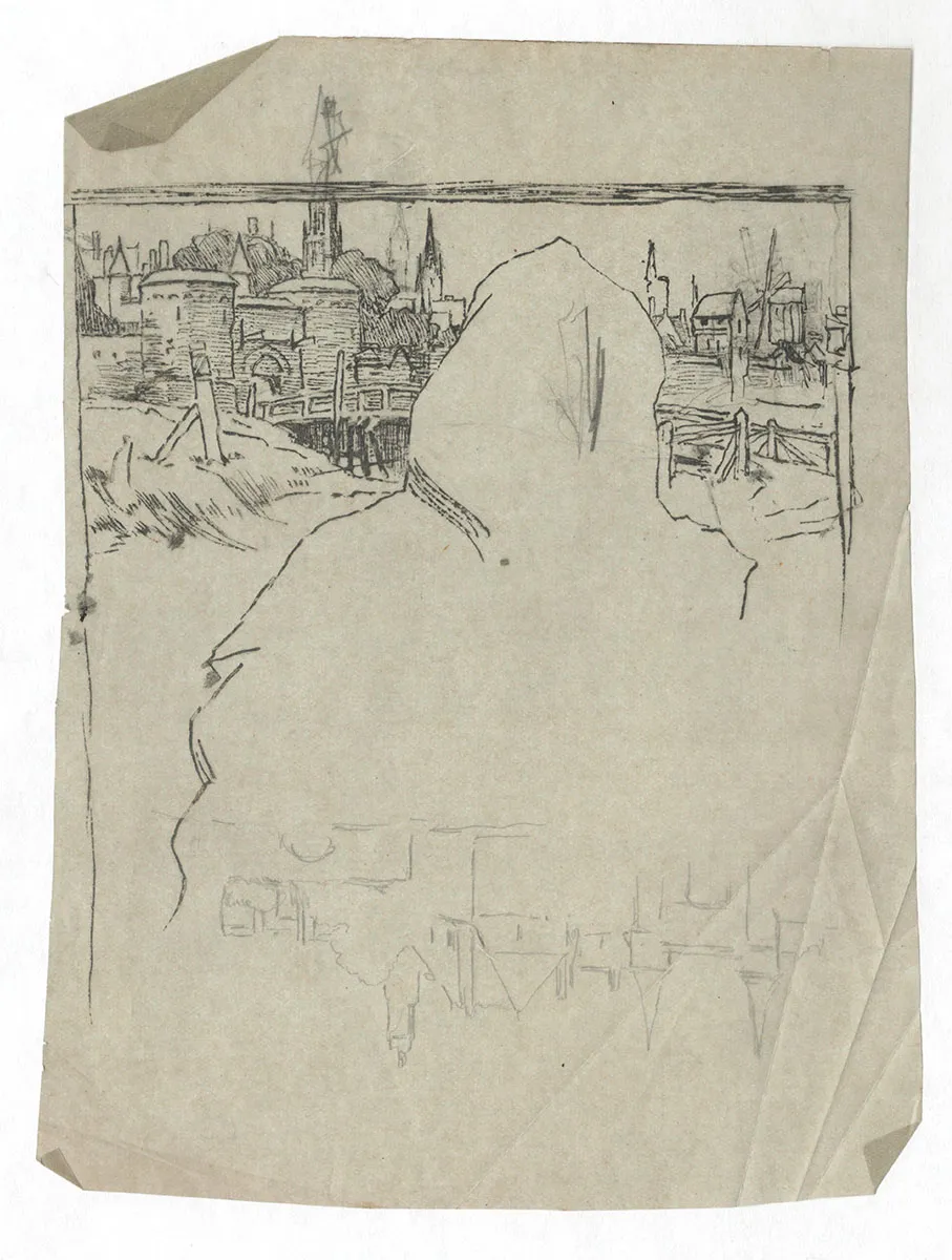 Achetez un croquis de l'artiste brugeois Flori Van Acker