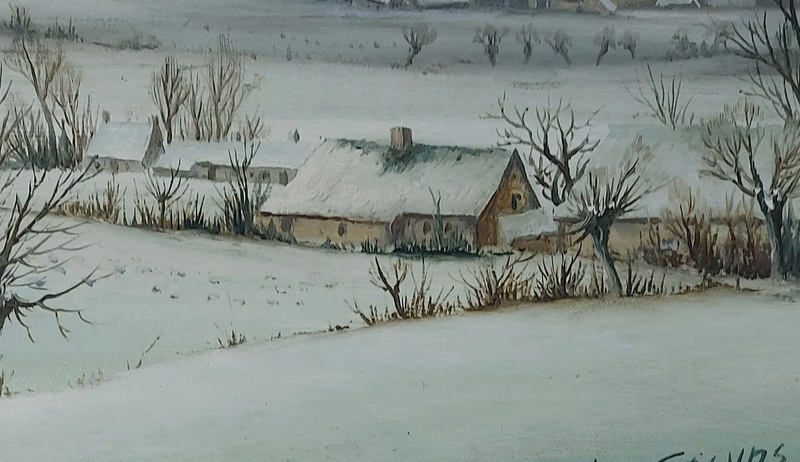Buy a winter landscape by the Belgian painter Gies Cosyns