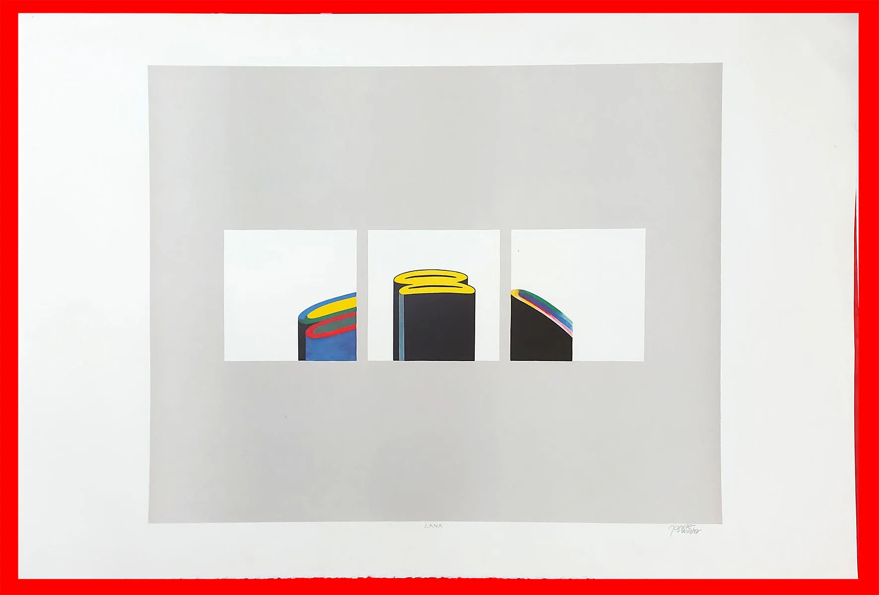 Buy lithograph, "JANA" by the Mechelen artist Jan de Winter