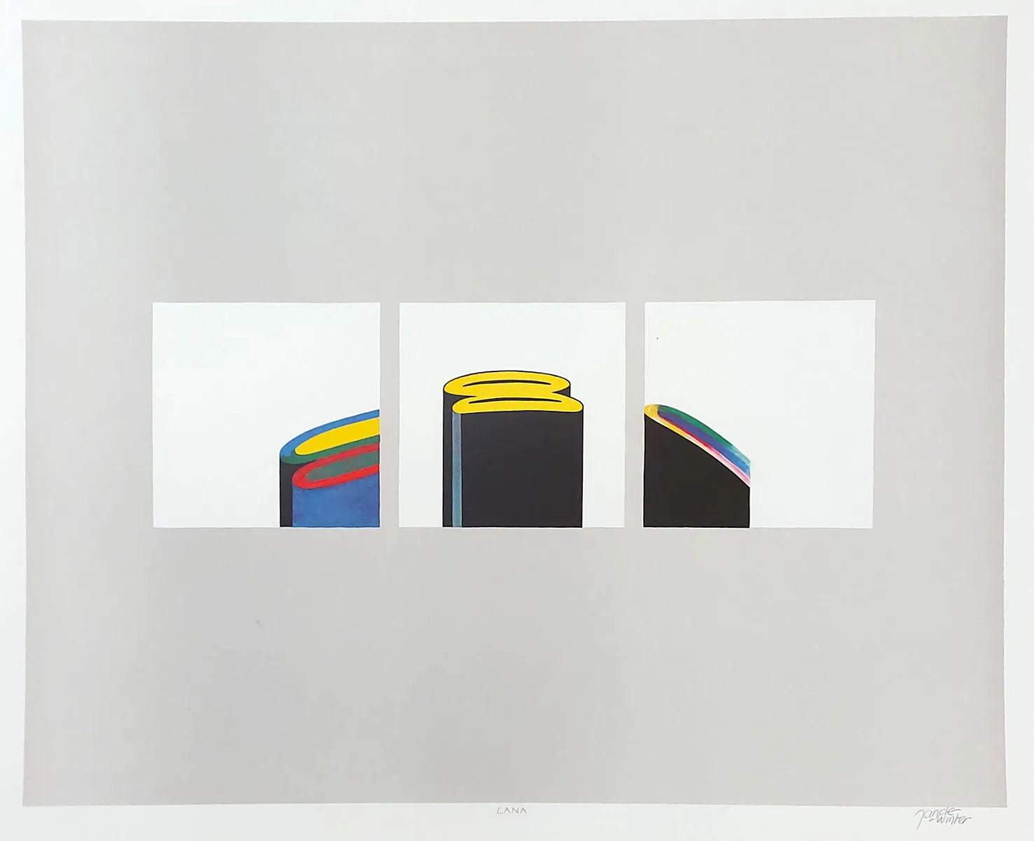 Buy lithograph, "JANA" by the Mechelen artist Jan de Winter