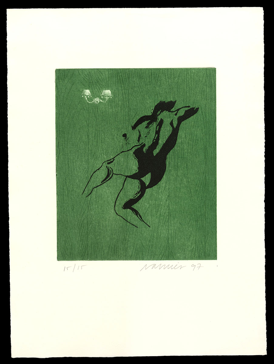 Buy lithograph from 1997 by the Belgian artist Jan Van Riet