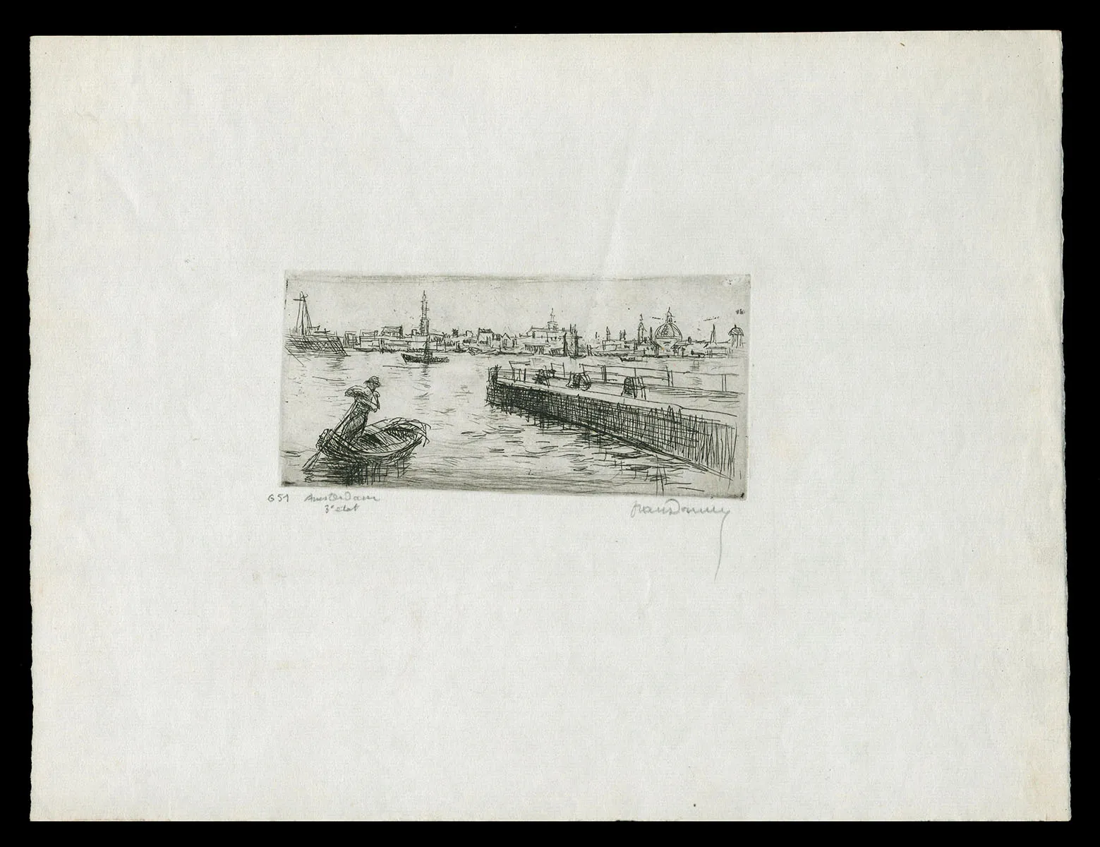 Buy an etching in Mint condition by the Belgian artist Jean Donnay