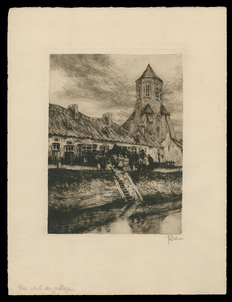 Buy an etching by the Brussels artist, etcher Jef Codron