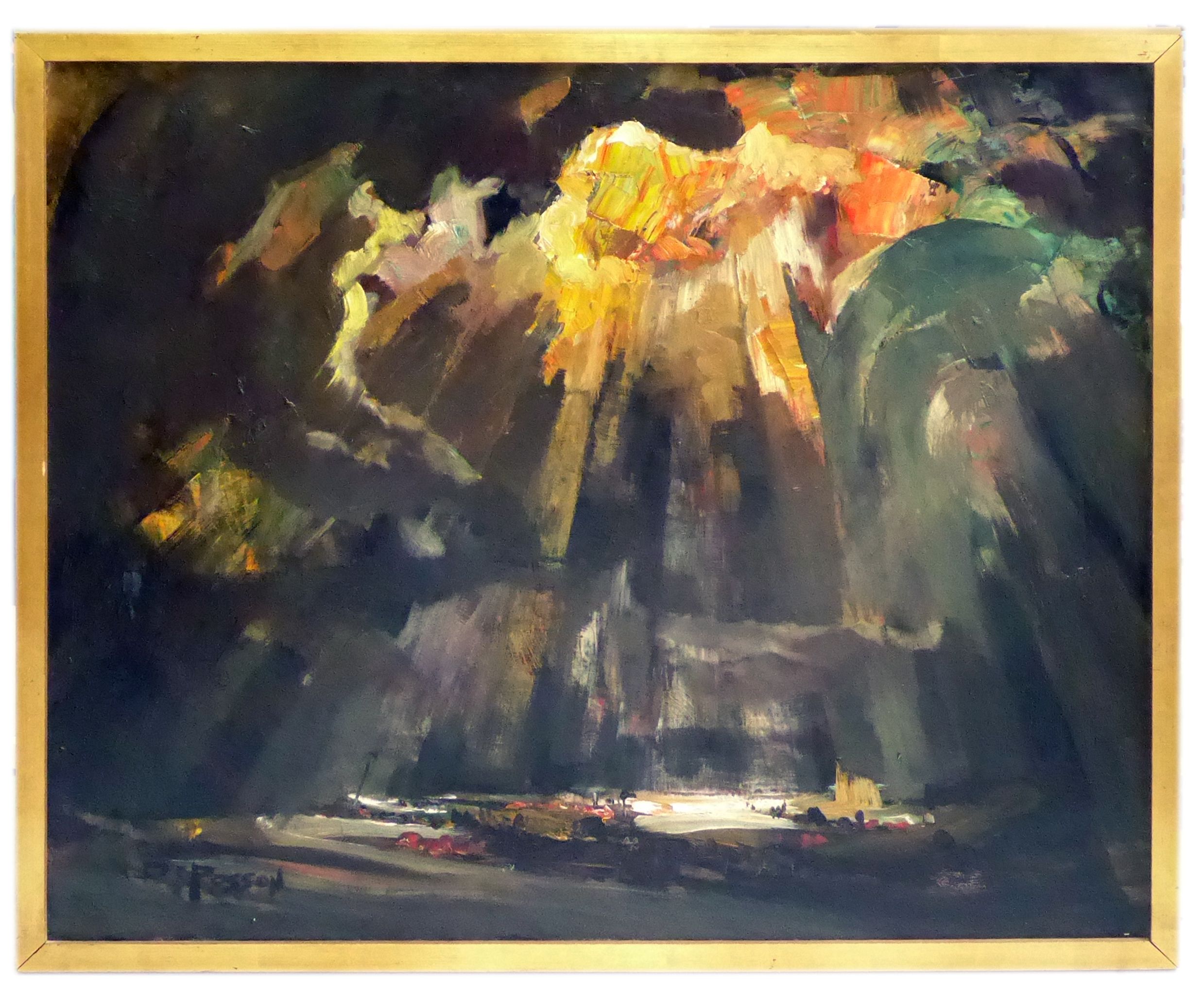 Schilderij van de Antwerpse kunstenaar Karel de Posson