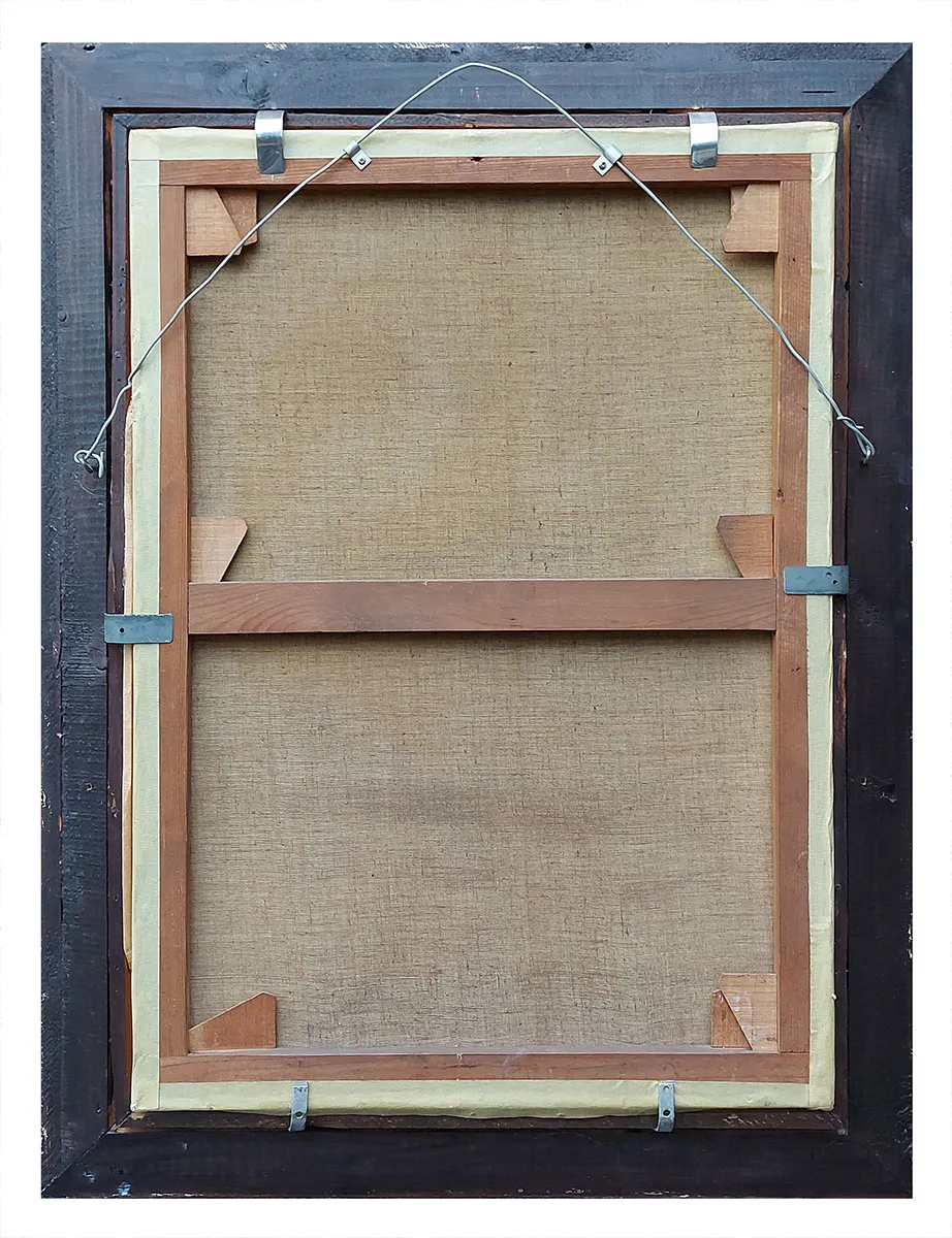 Een romantisch schilderij van de Belgische schilder Karel Van Belle