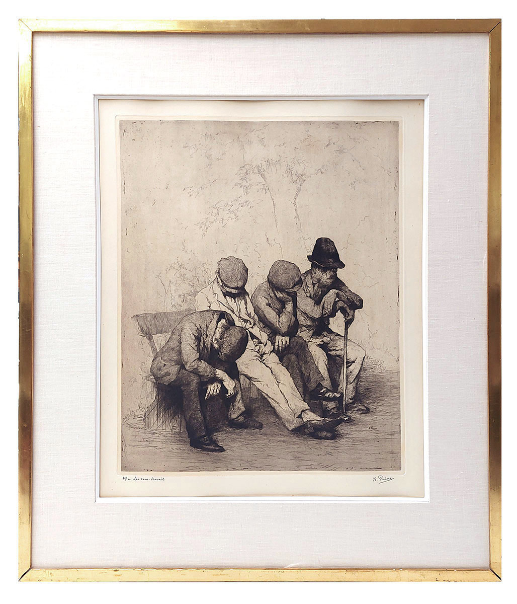 Grote ets van de Belgische etser Kurt Peiser kopen