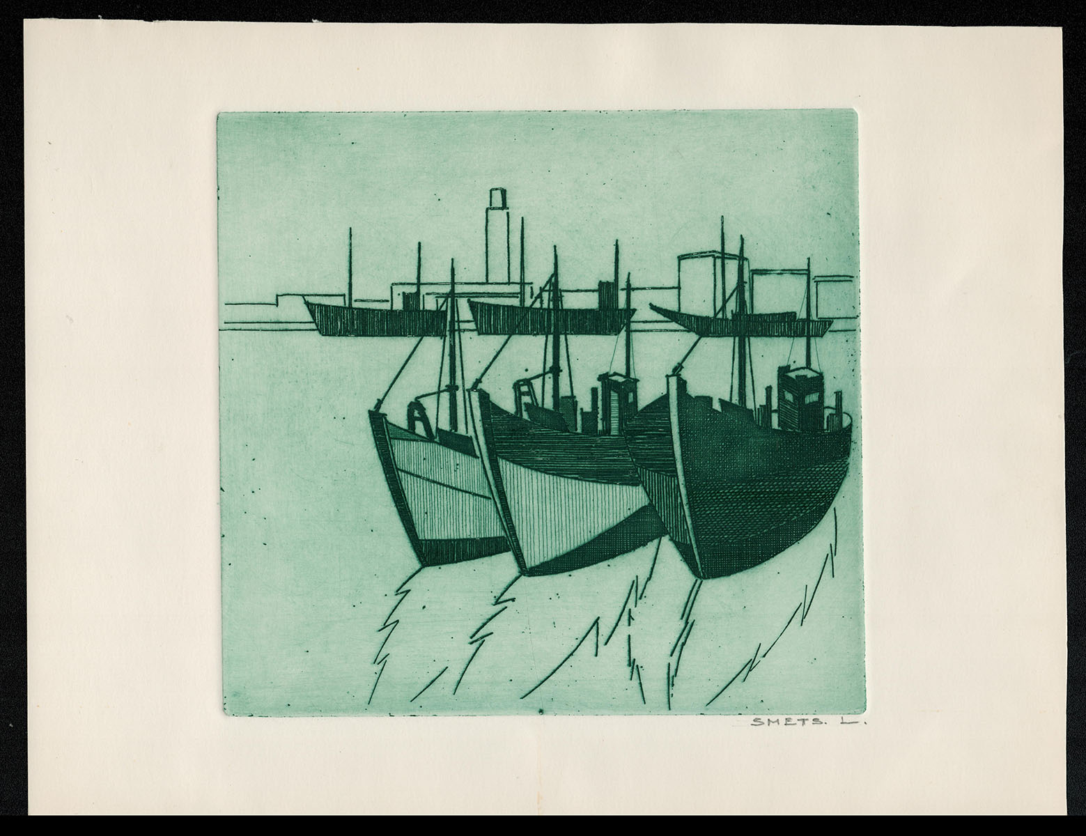 Ets van de Mechelse kunstenaar Leon Smets kopen