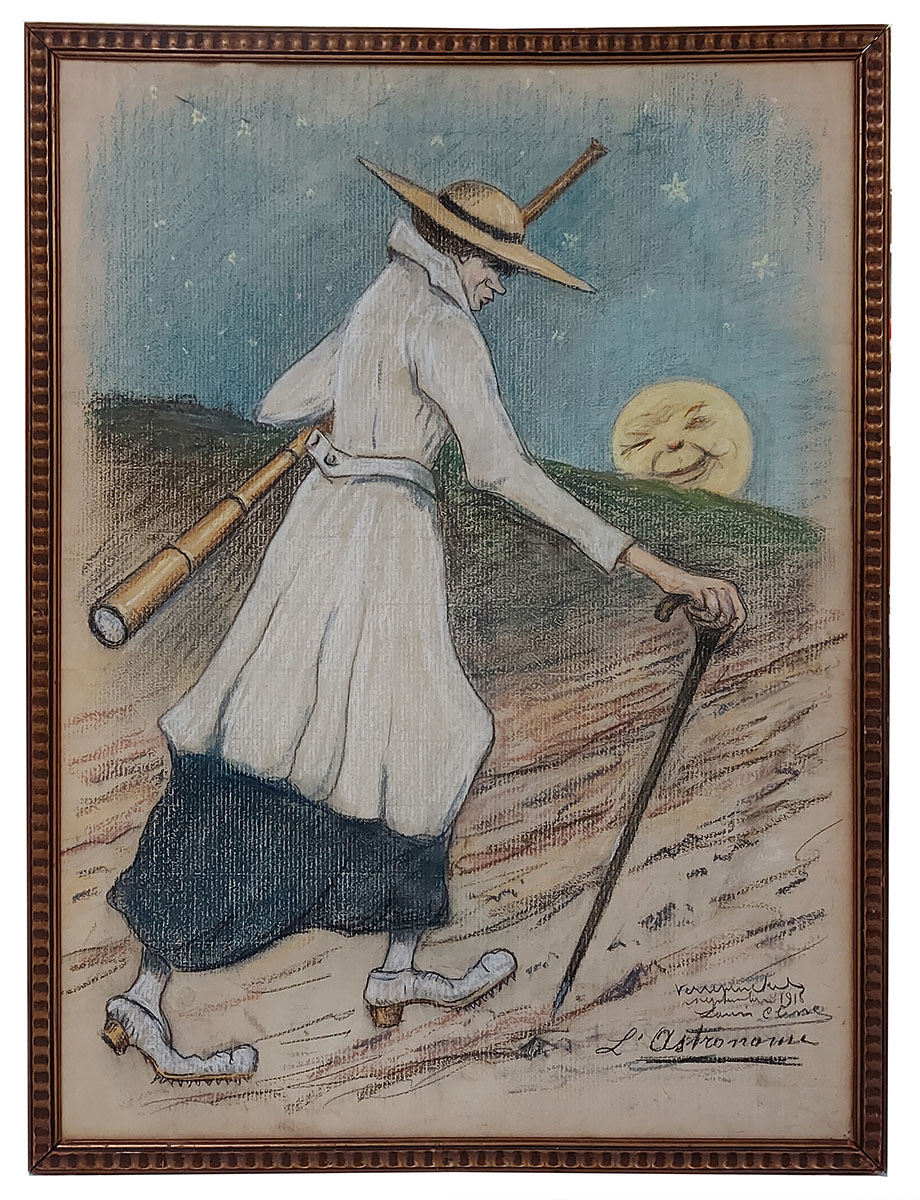 Buy a drawing by the Belgian artist Louis Clesse from 1918