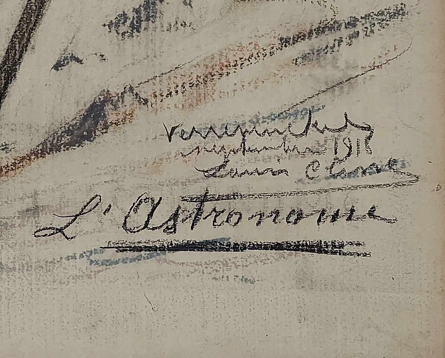 Acheter un dessin de l'artiste belge Louis Clesse de 1918