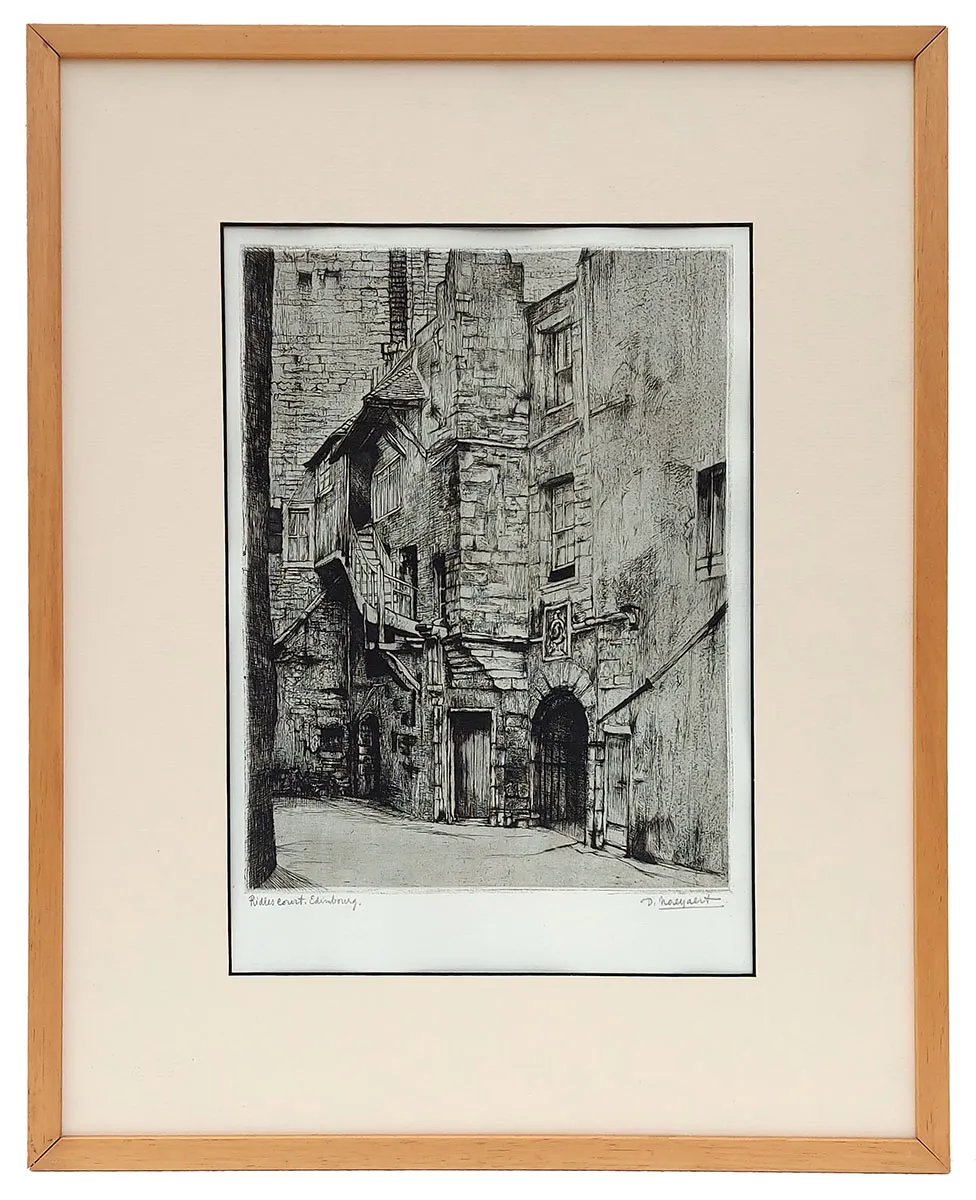 Buy signed etching of the Belgian etcher Désiré Naeyaert