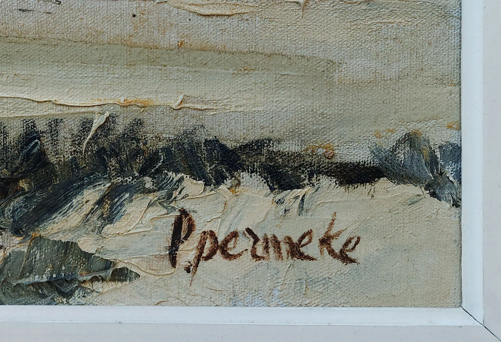 Buy marine painting by Belgian artist P. Permeke