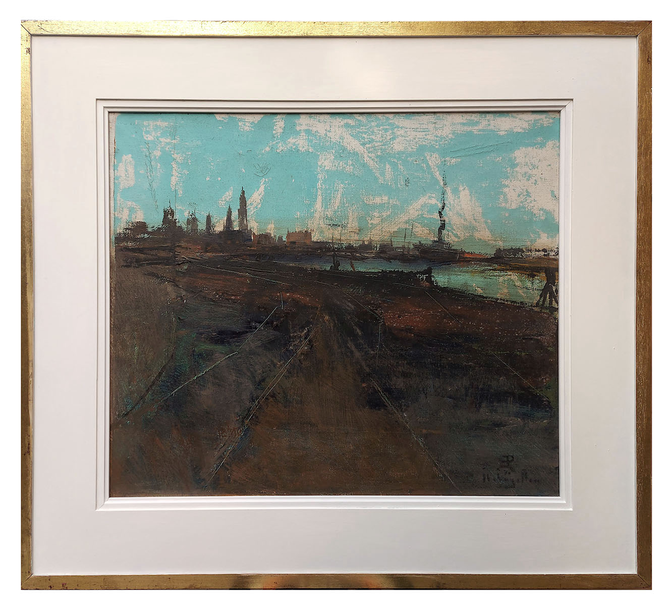 Schilderij uit 1970 van de Antwerpse kunstenaar René Engelen kopen