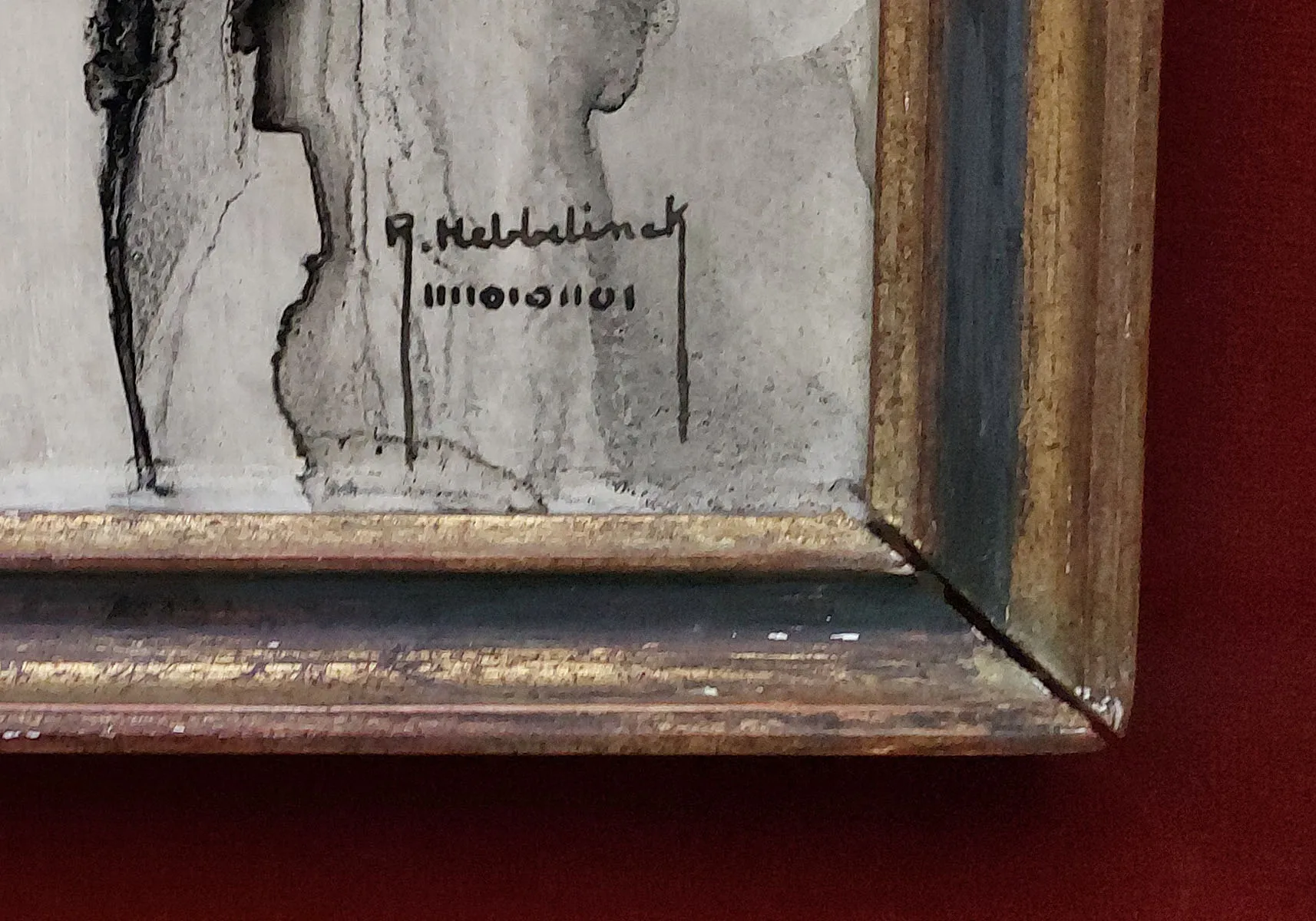 Buy painting, mixed media by Roger Hebbelinck