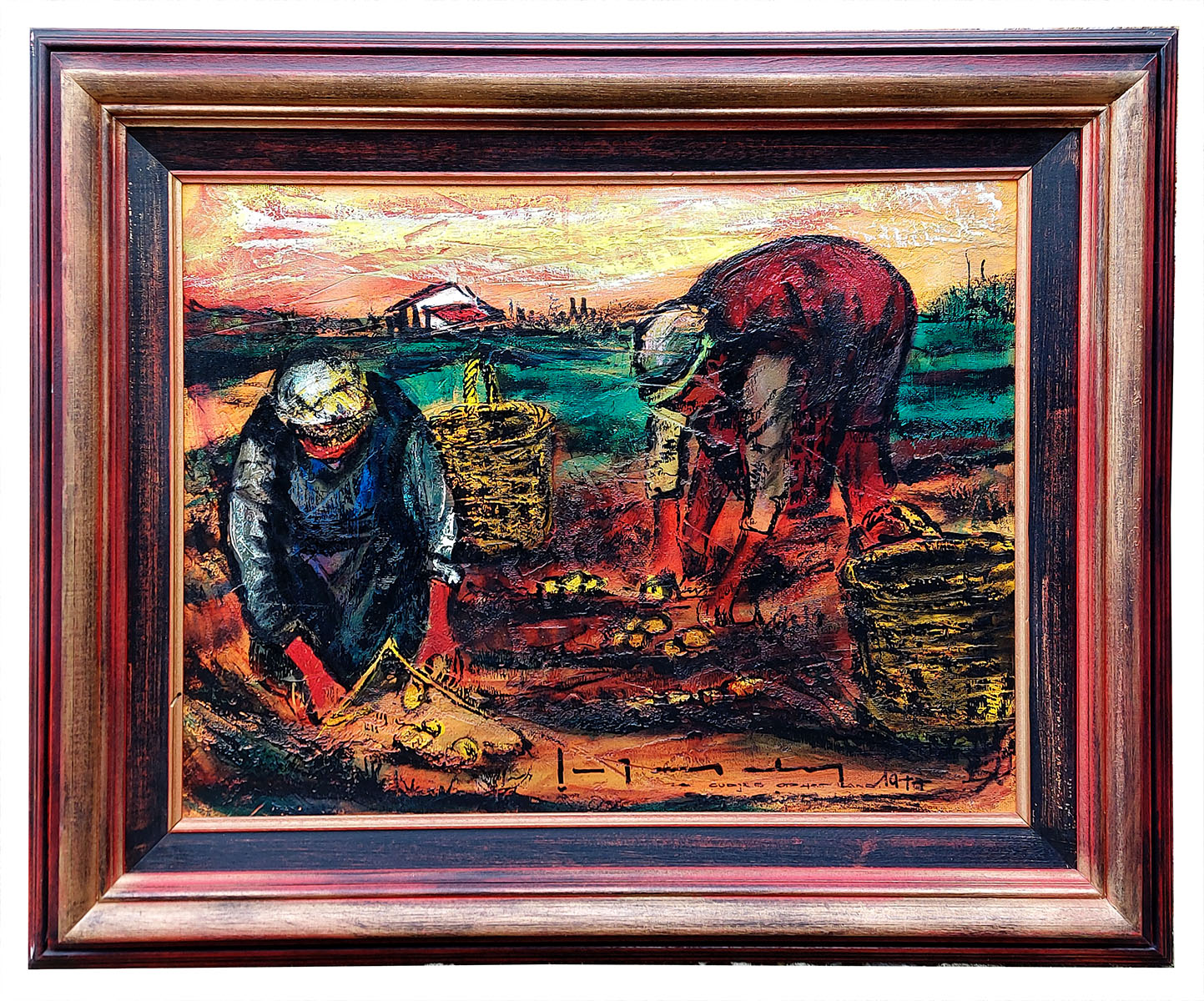 neo-expressionist painting by Stephaan Tessely