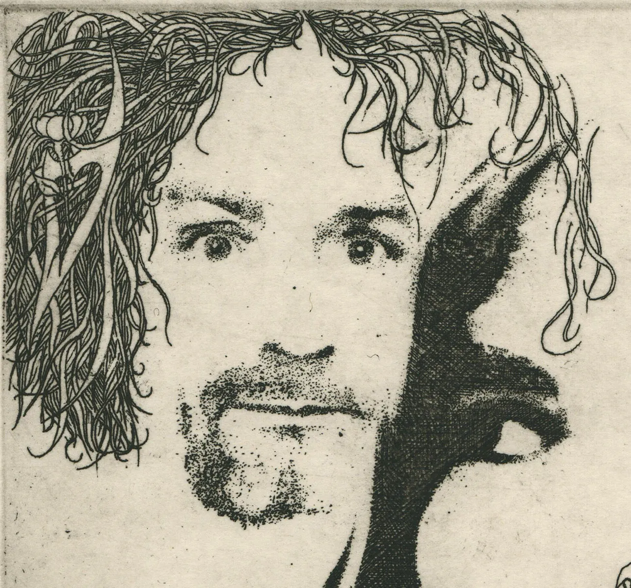 Buy an etching from 1970 by the Belgian artist Walter F. Brems