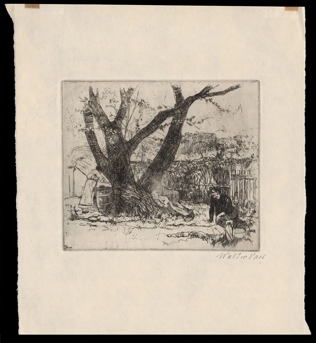 Buy an etching by the Belgian artist Walter Vaes