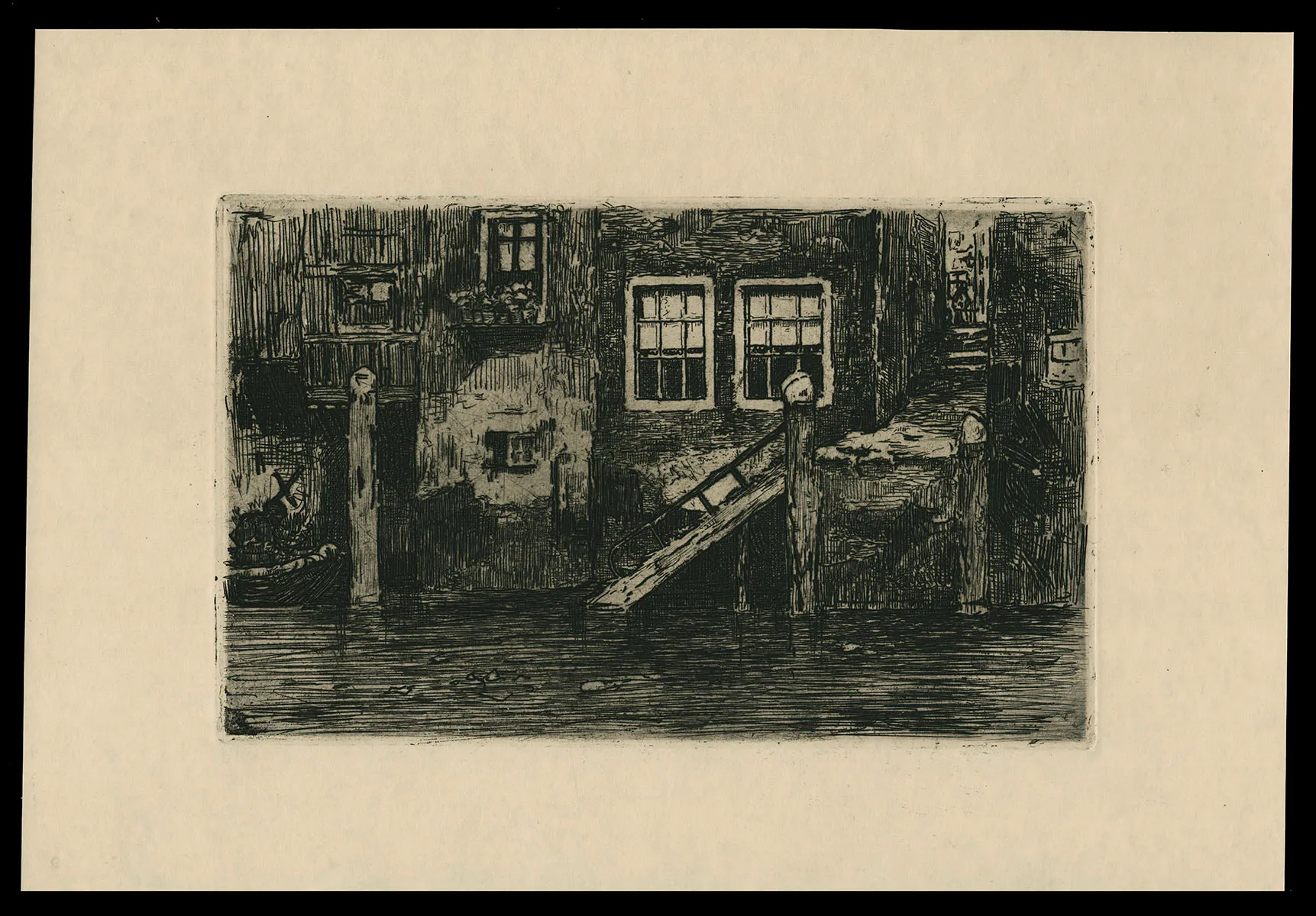Ets uit 1905 van de Antwerpse kunstenaar Walter Vaes kopen
