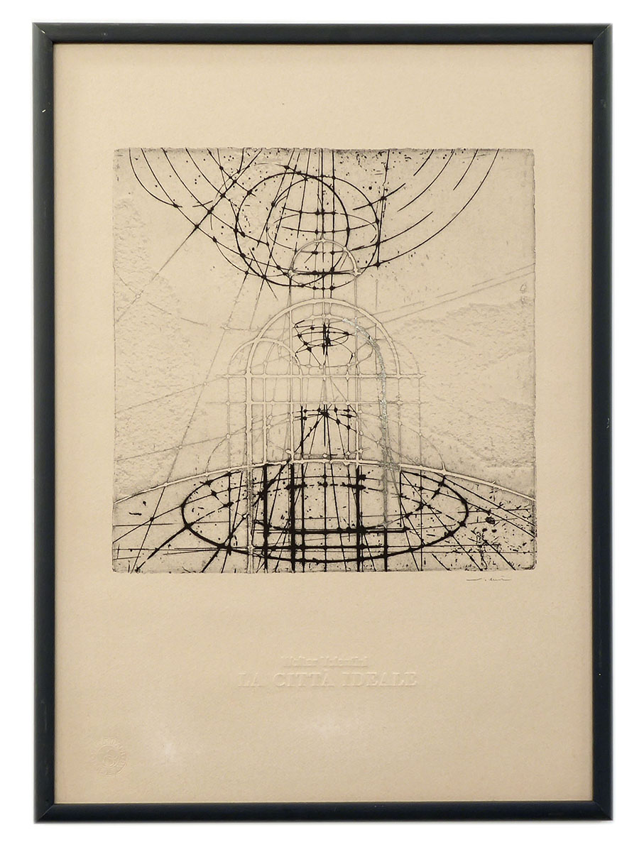 Elevated Litho by the Italian artist Walter Valentini