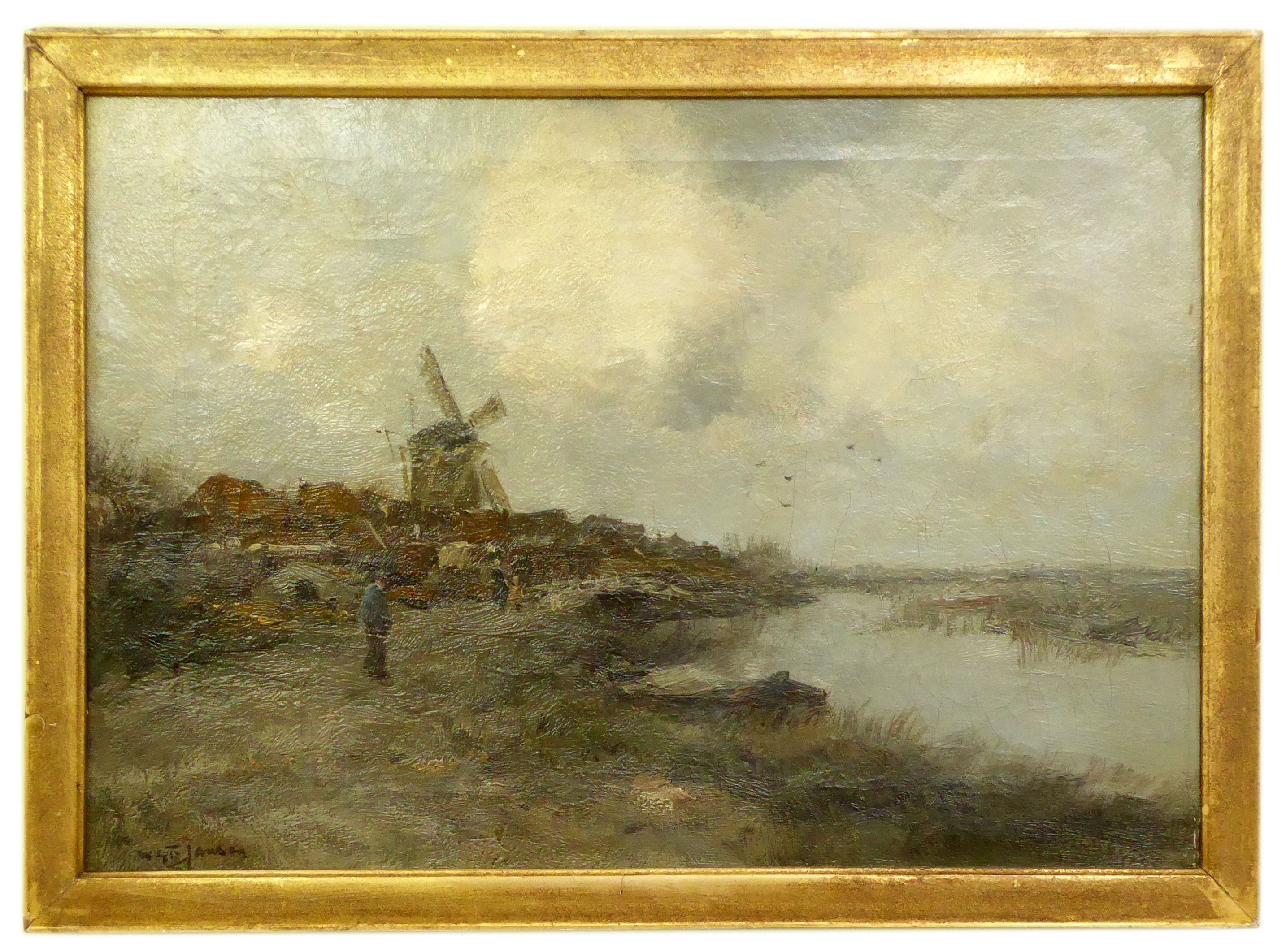 Schilderij van Nederlandse kunstenaar Willem George Frederik Jansen