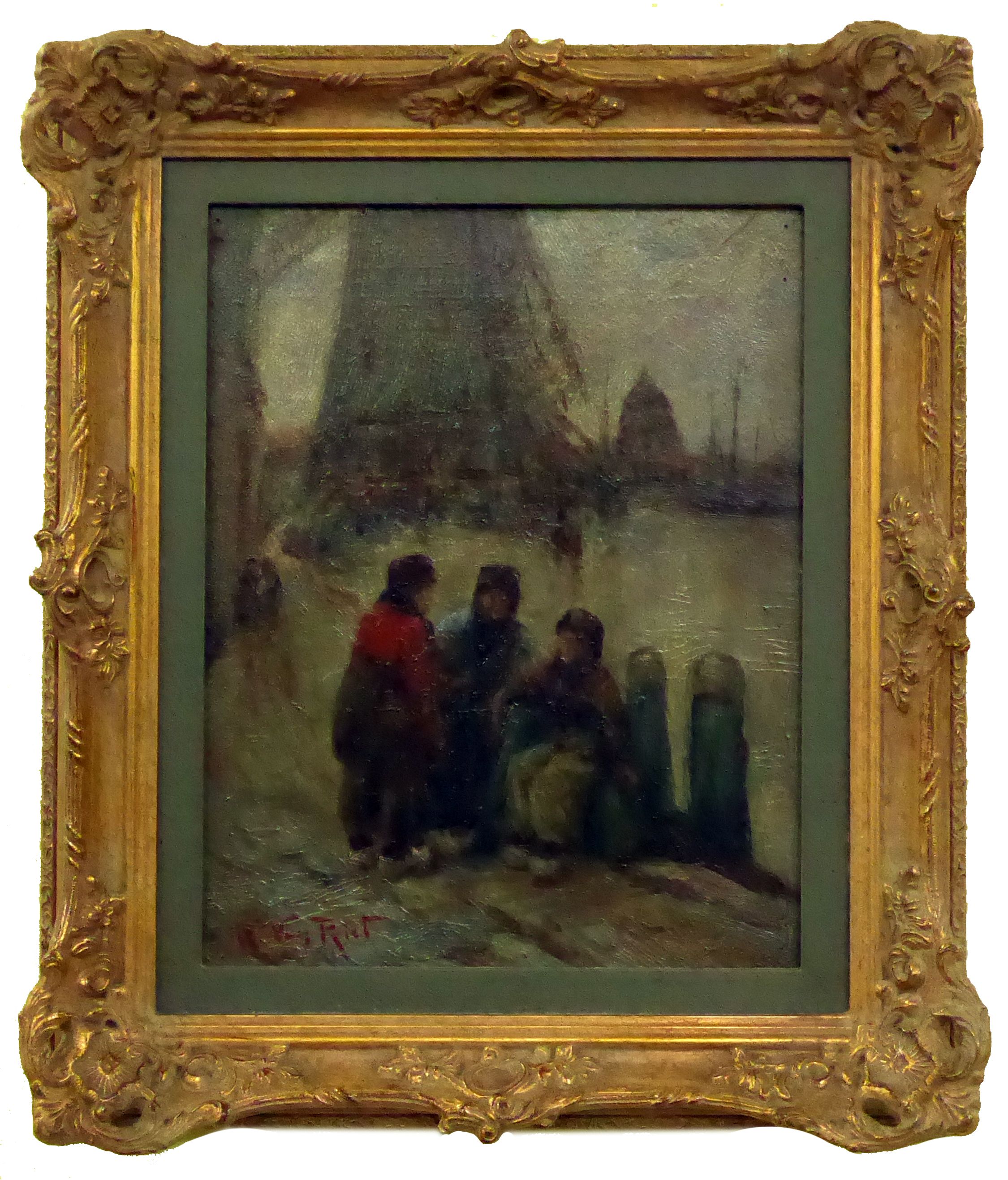 Painting by the Belgian painter Willy Van Riet.