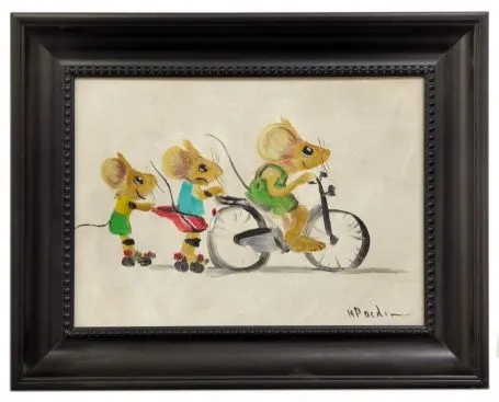 Schilderij van de Nederlandse kustschilder Anthony Beek