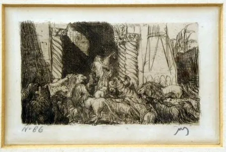 Schilderij van de Nederlandse kustschilder Anthony Beek