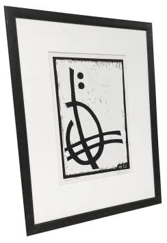 Linogravure de 1935 par l'artiste belge Maurits Bilcke